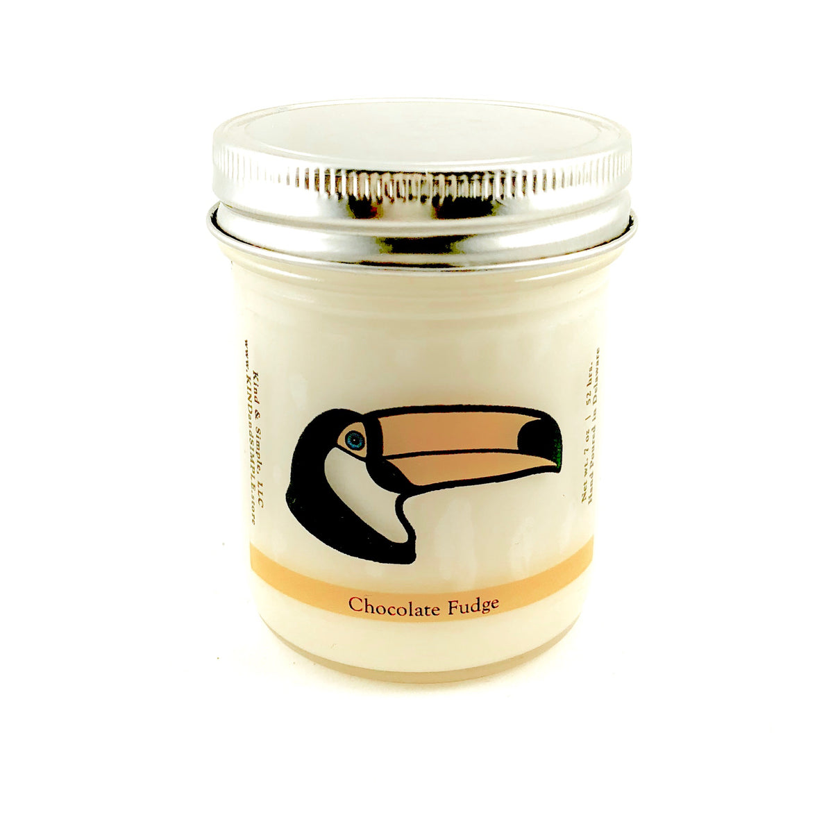 Toucan Conservation Candle - Chocolate Fudge Scent | Kind & Simple